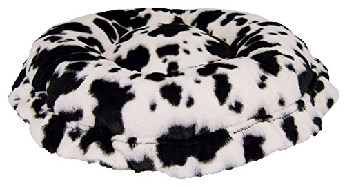 Bessie and Barnie Ultra Plush Spotted Pony/ Snow White Deluxe Luxury Shag Dog/Pet Lily Pod Bed Machine Washable