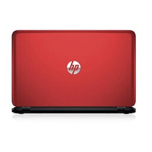 HP 2018 Newest Premium High Performance Laptop PC 15.6" HD BrightView WLED-Backlit Display Intel Pentium N3540 Quad-Core Processor 4GB RAM 500GB Hard Drive HDMI DVD-RW WiFi Windows 10-Red