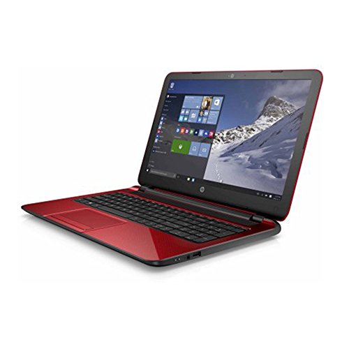 HP 2018 Newest Premium High Performance Laptop PC 15.6" HD BrightView WLED-Backlit Display Intel Pentium N3540 Quad-Core Processor 4GB RAM 500GB Hard Drive HDMI DVD-RW WiFi Windows 10-Red