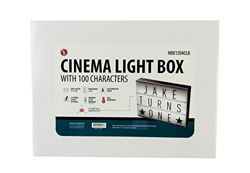 SE Cinema Light Box with 100 Characters - NBB1204CLB