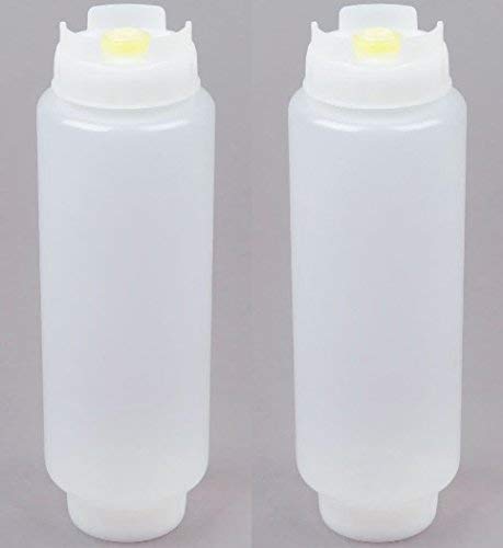 Fifo Sauce Squeeze Bottle Colour: White. Capacity: 591ml (20oz) — Pack of 2