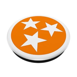 Orange and White State of Tennessee Flag PopSockets PopGrip: Swappable Grip for Phones & Tablets