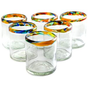 orion confetti rim all purpose 12 oz. -  set of 6