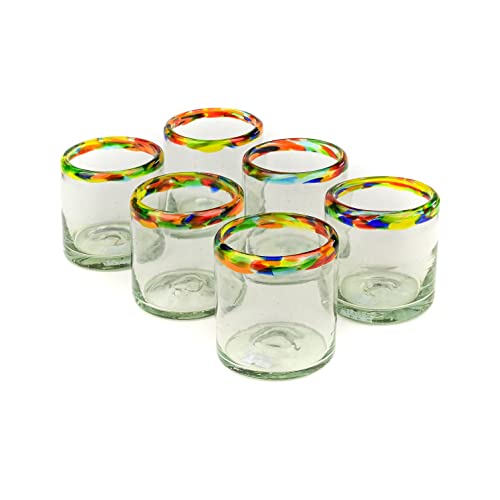 Orion Confetti Rim All Purpose 12 oz. -  Set of 6