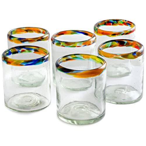 Orion Confetti Rim All Purpose 12 oz. -  Set of 6