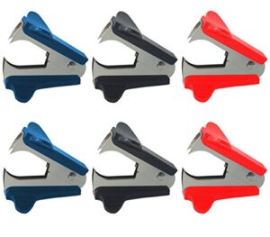 clipco staple remover (6-pack) (assorted colors 2)