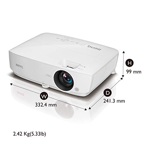 BenQ MS535A 1080p Supported SVGA 3600 Lumens HDMI Vibrant DLP Color Projector for Home and Office