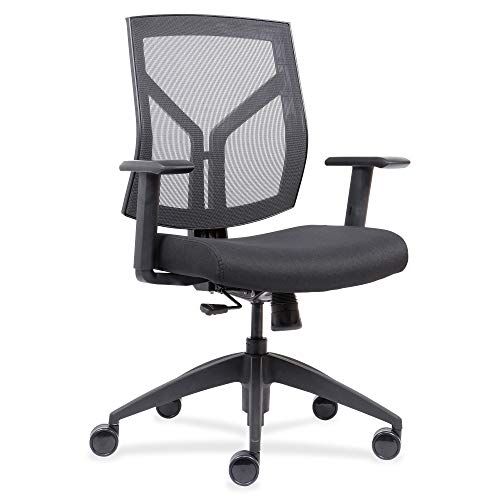 Lorell Chair, 45" x 26.5" x 25", Black