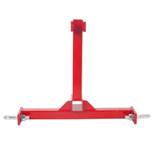 3 Point Trailer Hitch Adapter Category 1 Drawbar Tractor Trailer 2'' Hitch Receiver 3 Point Attachment