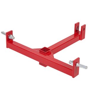 3 Point Trailer Hitch Adapter Category 1 Drawbar Tractor Trailer 2'' Hitch Receiver 3 Point Attachment