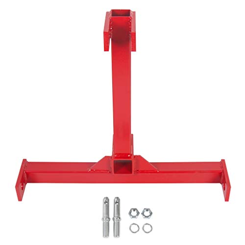 3 Point Trailer Hitch Adapter Category 1 Drawbar Tractor Trailer 2'' Hitch Receiver 3 Point Attachment