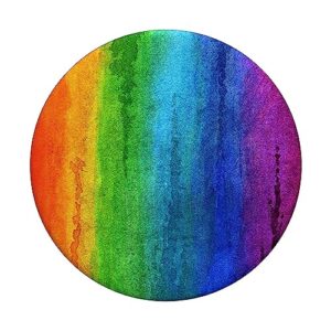 Gay Lesbian Pride Flag Watercolours LGBT Awareness PopSockets Swappable PopGrip