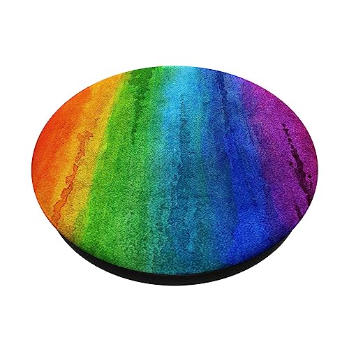 Gay Lesbian Pride Flag Watercolours LGBT Awareness PopSockets Swappable PopGrip