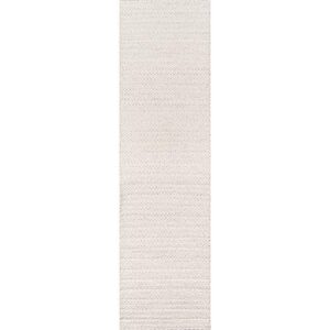 Momeni Andes Wool and Viscose Area Rug 3' X 5' Ivory