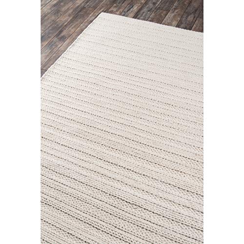 Momeni Andes Wool and Viscose Area Rug 3' X 5' Ivory