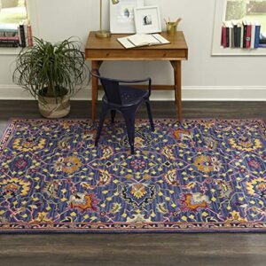 Momeni Ibiza Wool Area Rug, 6' X 9', Blue