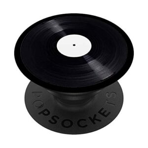 vinyl record music popsockets popgrip: swappable grip for phones & tablets