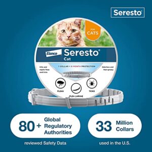 Bayer Seresto Flea and Tick Collar for Cat, all weights, 2 Pack