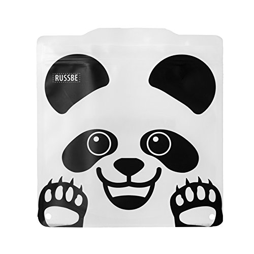 RUSSBE | Reusable Snack & Sandwich Bags [Set of 4] (Panda Bear)