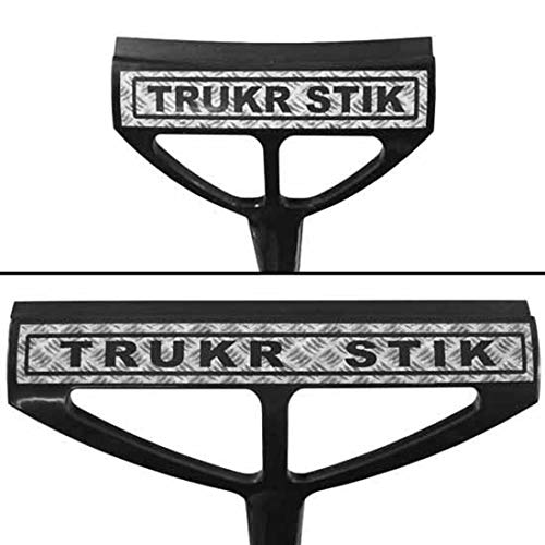 TRUKR STIK Truck and Large Vehicle Convex and Side Mirror Cleaning Squeegee (Black)