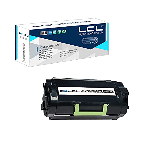 LCL Compatible Toner Cartridge Replacement for Dell S5830dn S5830 593-BBYR X68Y8 RJF9F (1-Pack Black)