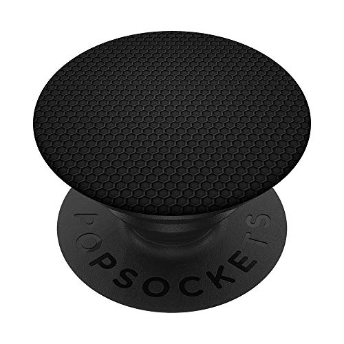 Carbon Fiber Carbon Weave Futuristic Black PopSockets PopGrip: Swappable Grip for Phones & Tablets