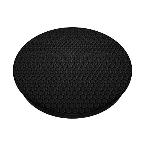 Carbon Fiber Carbon Weave Futuristic Black PopSockets PopGrip: Swappable Grip for Phones & Tablets