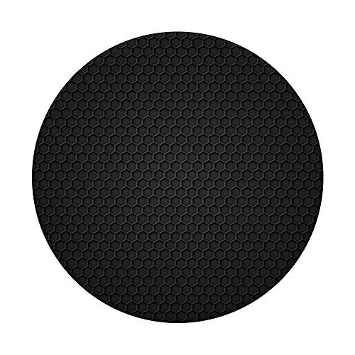 Carbon Fiber Carbon Weave Futuristic Black PopSockets PopGrip: Swappable Grip for Phones & Tablets