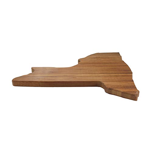 BambooMN New York Silhouette Bamboo Serving and Cutting Board - 1 Unit - 11.25" x 9.25" x 0.6"