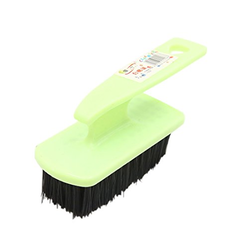 uxcell Green Plastic Faux Bristles Car Care Carpet Tile Cleaning Brush Cleaner Tool