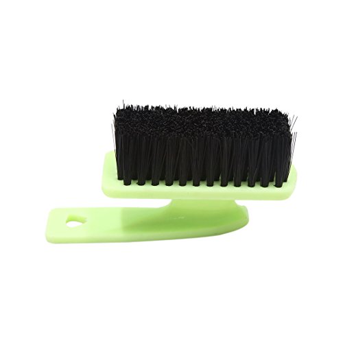 uxcell Green Plastic Faux Bristles Car Care Carpet Tile Cleaning Brush Cleaner Tool