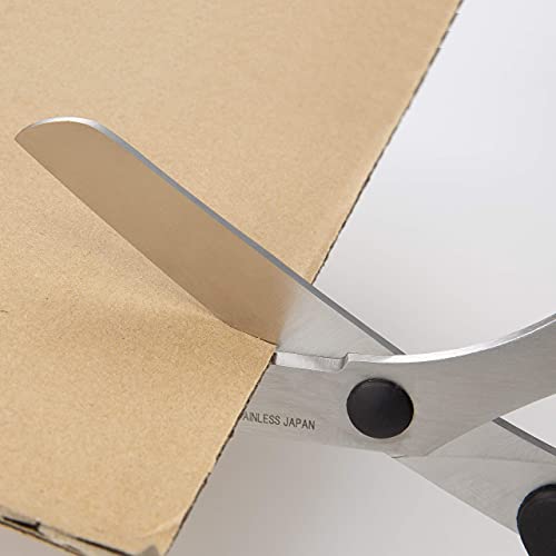 ALLEX Cardboard Scissors Long Blade, Heavy Duty Shears for Cutting Corrugated Cardboard Paper, Thick Paper, Cardboard Box