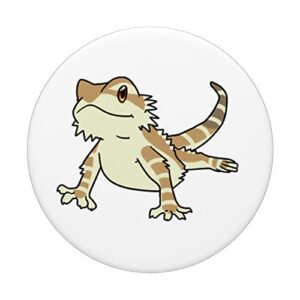 Cute Bearded Dragon PopSockets Swappable PopGrip