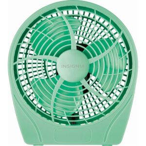 insignia - 9" personal table fan - green