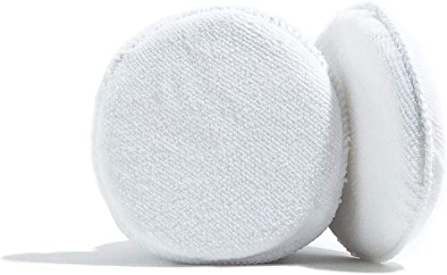 Furniture Clinic Leather Applicator Sponges | 2 Microfiber Cloth Applicator Pads for Cleaning Leather, Applying Wax, Balms, Oils & More