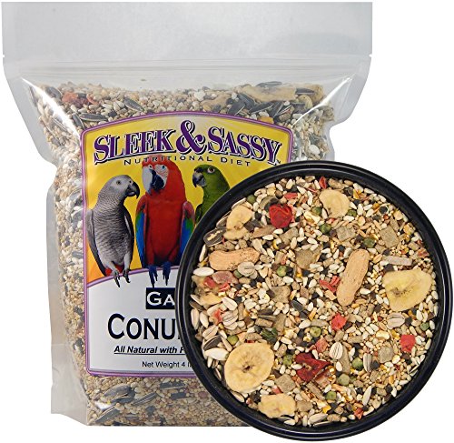 SLEEK & SASSY NUTRITIONAL DIET Garden Conure Parrot Food (4 lbs.)