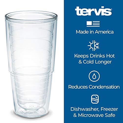 Tervis Florida A&M Rattlers Insulated Tumbler with Wrap and Black Lid, 24oz, Clear