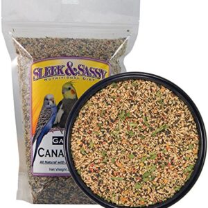 SLEEK & SASSY NUTRITIONAL DIET Garden Canary Bird Food (2 lbs.)