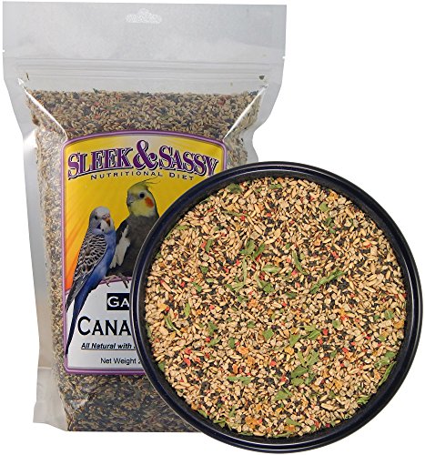 SLEEK & SASSY NUTRITIONAL DIET Garden Canary Bird Food (2 lbs.)