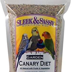 SLEEK & SASSY NUTRITIONAL DIET Garden Canary Bird Food (2 lbs.)