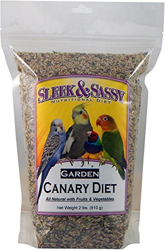 SLEEK & SASSY NUTRITIONAL DIET Garden Canary Bird Food (2 lbs.)