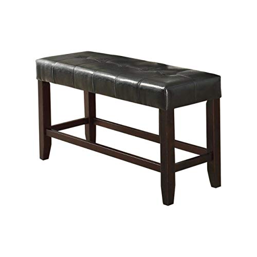 Poundex Wood Based High Bench, Black