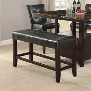 Poundex Wood Based High Bench, Black