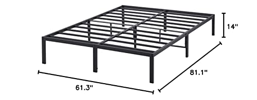 Olee Sleep Bed Frame, Queen, Black