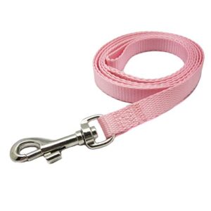 Rabbit Bunny Harness with Leash Adjustable Soft Nylon Harness Rabbit Vest Harness Lead Leash Pink Blue Lead Leash All Season for Small Animals (Pink)