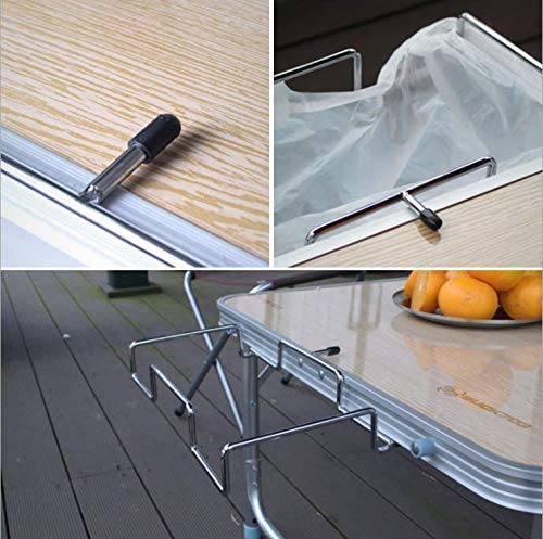 GOTOTOP Trash Bag Holder,Outdoor Trash Can Bracket Dustbin Cage Table Garbage Storage Bags Rack Hanging Metal Trash Bag Holder for Kitchen Storage Cupboard,13.6” X 10.2” X 1.8”