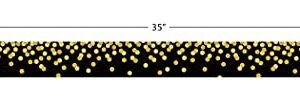 Teacher Created Resources Black Confetti Straight Border Trim (TCR8880)