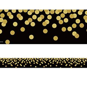 Teacher Created Resources Black Confetti Straight Border Trim (TCR8880)