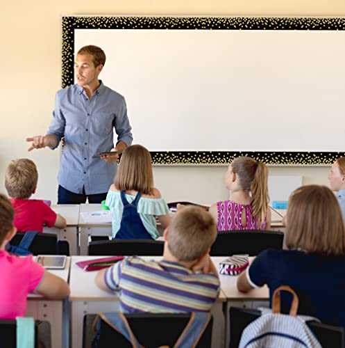 Teacher Created Resources Black Confetti Straight Border Trim (TCR8880)