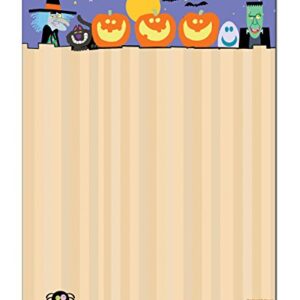 Halloween Stationery - 8.5 x 11 - 60 Letterhead Sheets - Halloween Printer Paper